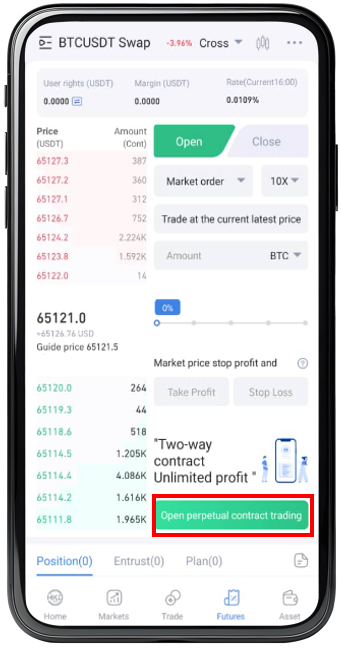 USDT Perpetual Contract Trading Tutorial【 Mobile APP 】 – HKD.com